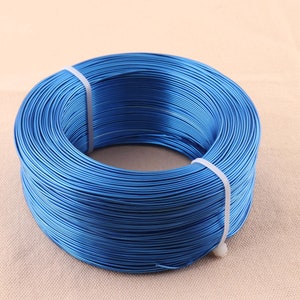18 Gauge 1.0mm Aluminum Wire Dark Blue Color Metal Whimsy Wrapping Wire ...