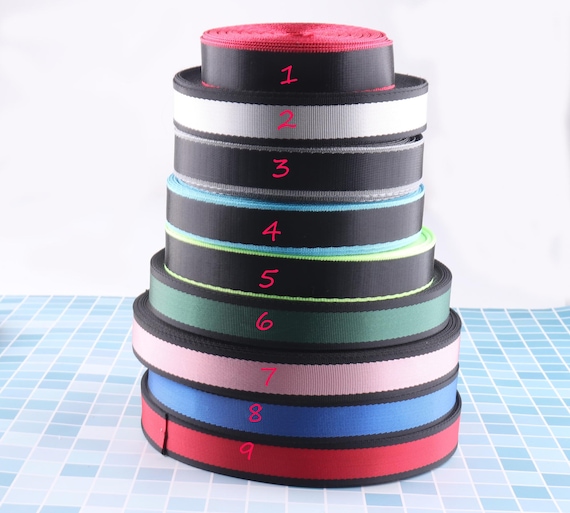 Nylon Webbing Colorful 25mm Webbing 1 for Straps Bag Belt Garment Sewing Accessories Etsy Ireland