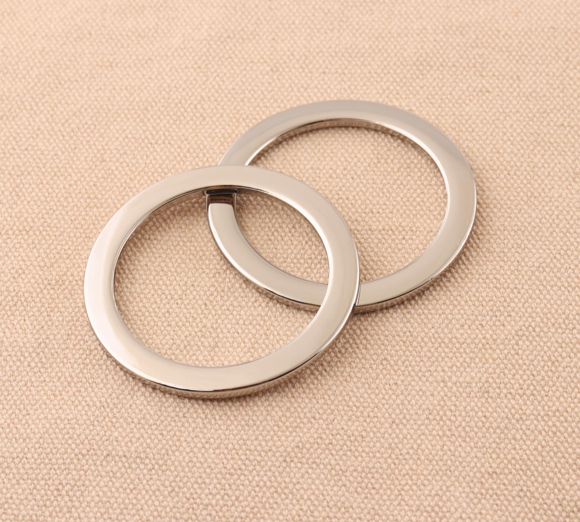 6pcs Alloy O Ring 4737mm Metal Bag Buckle Belt Ring Round - Etsy