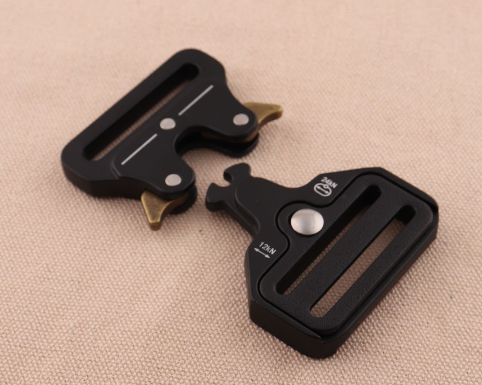 2pcs/lot Quick Side Slide Release Buckle 39mm Inner Black | Etsy