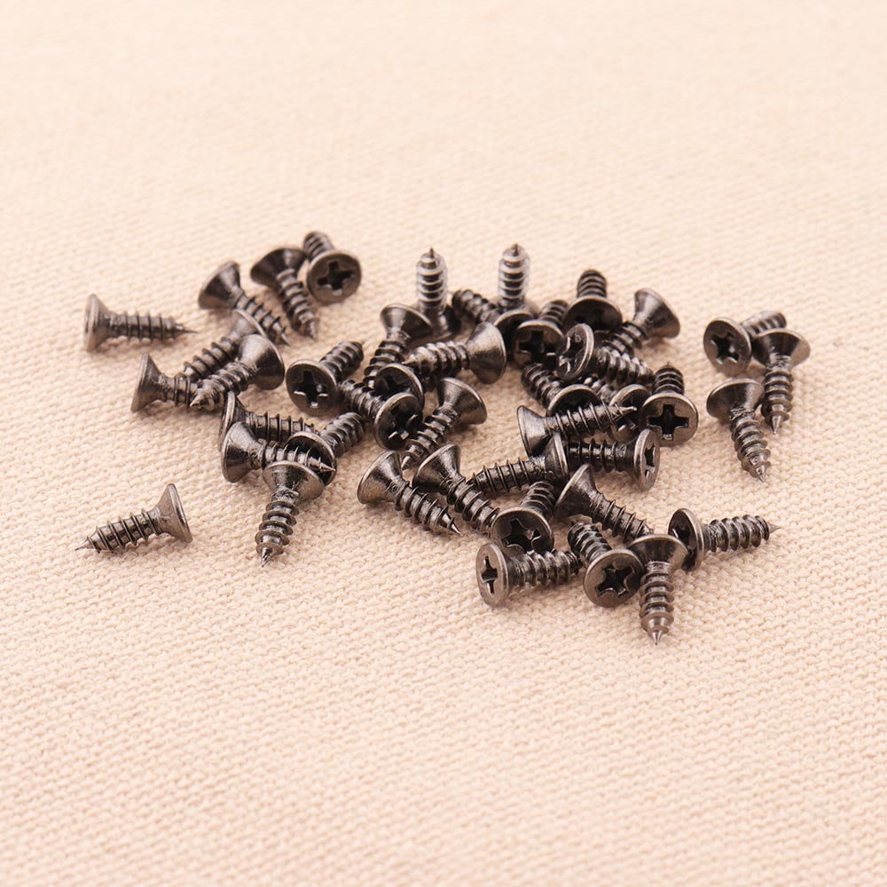 100pcs Screws Round Head Iron Screws Black 10mm Hinge Screws - Etsy