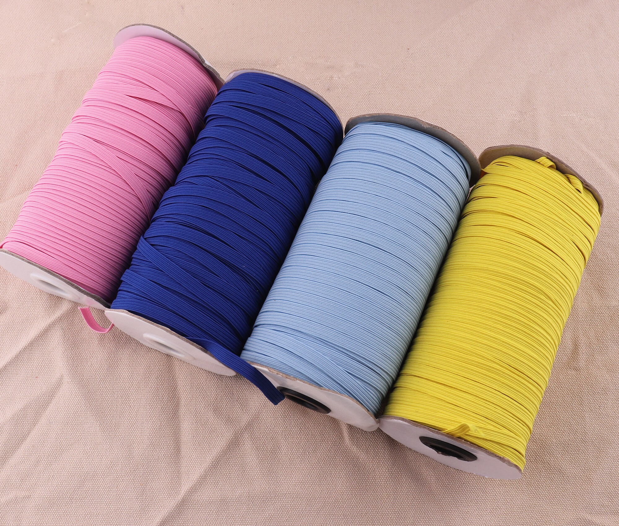 6mm colorful Flat Elastic tape stretch elastic band sewing | Etsy