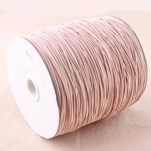 1.0mm Rubber Stretch String Elastic Rope Cord Pink Color Elastic Rope ...