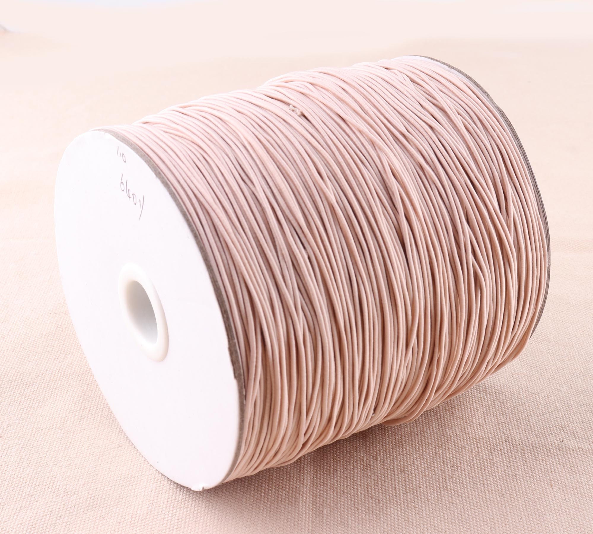1.0mm Rubber Stretch String Elastic Rope Cord Pink Color Elastic Rope ...