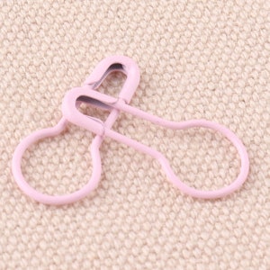 Mini Bulb Safety Pins 100pcs 21*9mm Pink Safety Pins Knit Pins Shawl ...