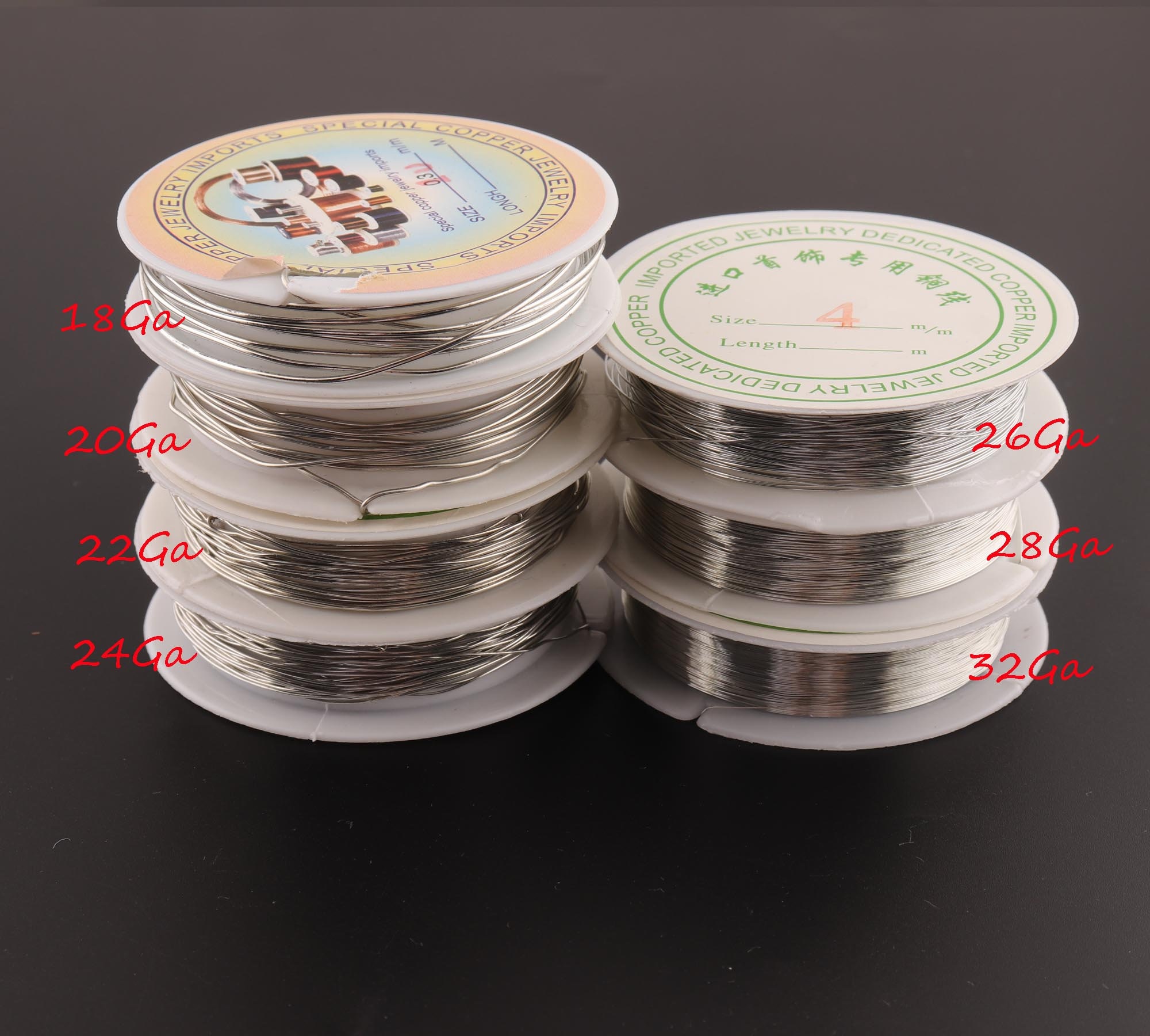 Copper Wire Solid Copper Wire 18/20/22/24/26/28/32Ga Silver | Etsy