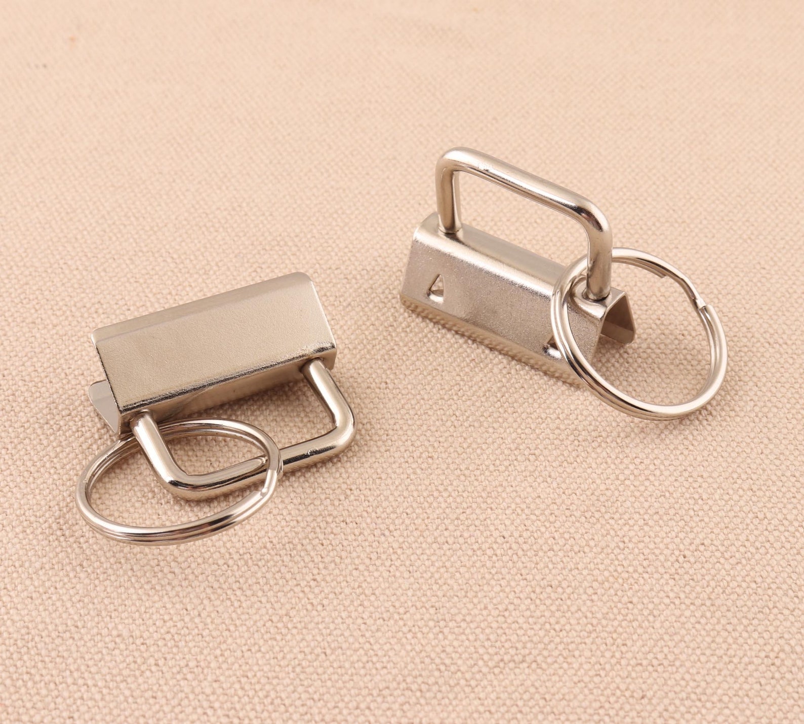 12pcs Nickel Plated Color Key Fob Hardware Metal 30mm With Key - Etsy