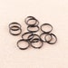 100pcs Black 10mm Small Split Key Rings Metal 10*8mm Round Key Rings - Etsy