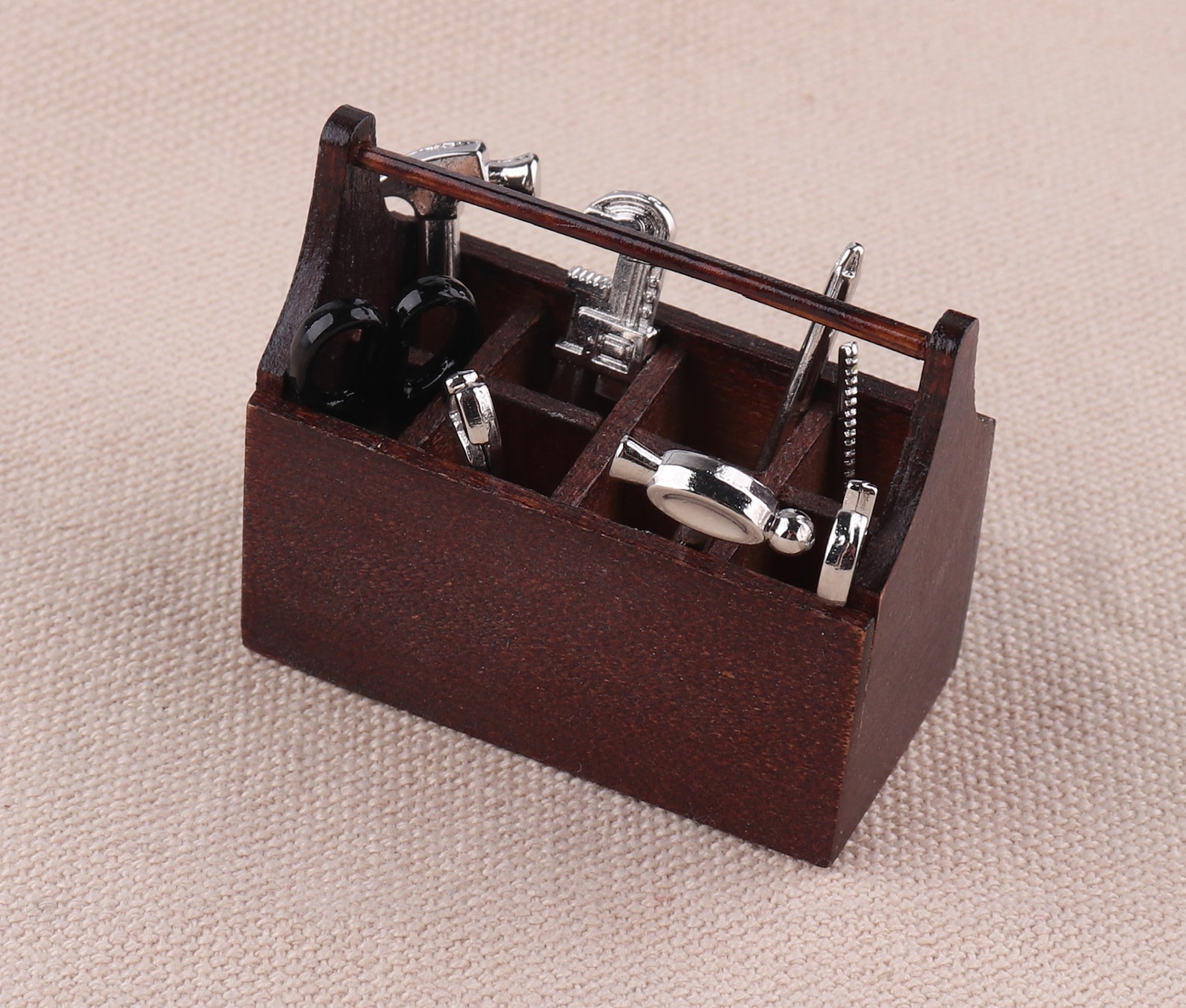 Dollhouse Miniature Tool Box and Toolsmini Tools Set of 8 for | Etsy