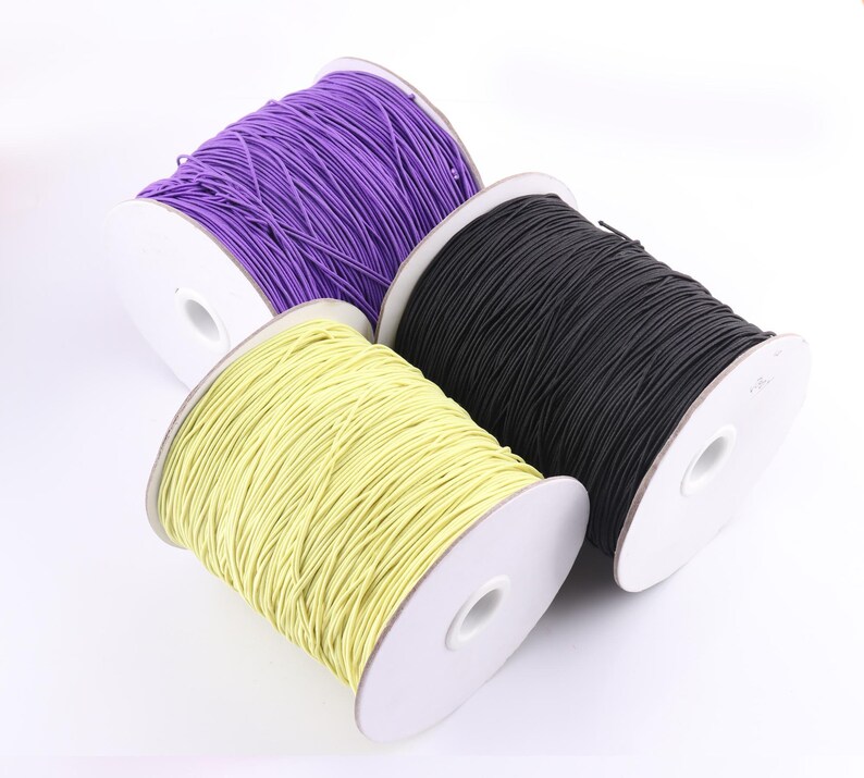 Elastic rope cord 1.0mm colorful elastic draws tring nylon | Etsy