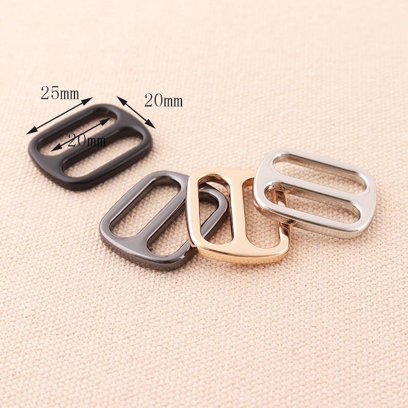 Tri-glide Sliders 20mm Adjuster Metal Triglide Strap Slide - Etsy