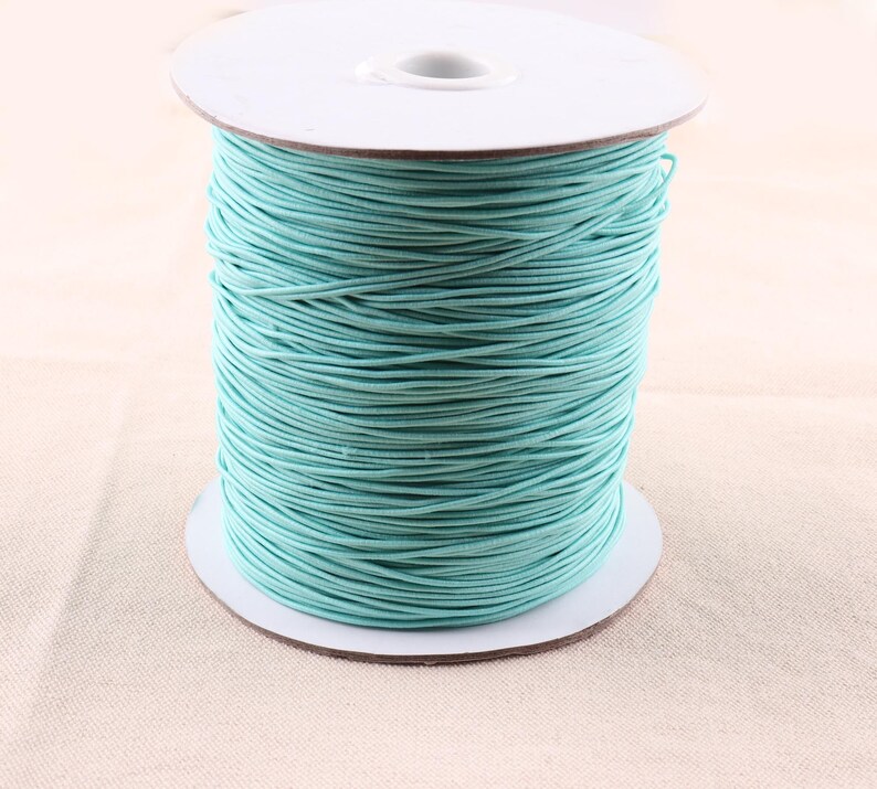 1.0mm Light Blue Color Elastic Beads Cordstretch Elastic - Etsy