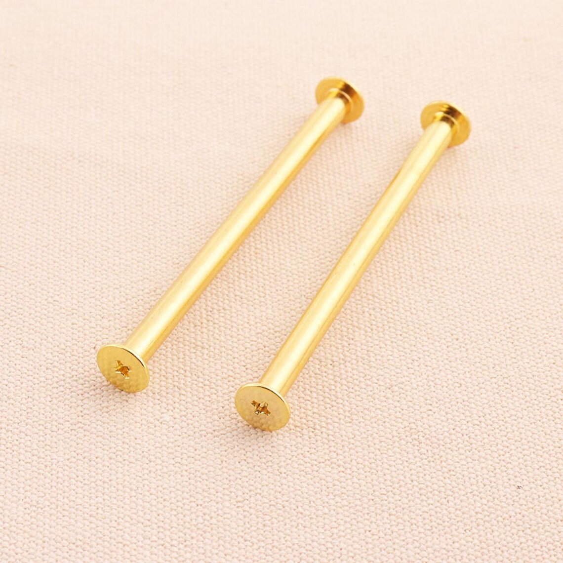 6sets Rivets Nut Chicago Binding Screws Gold Fastening - Etsy