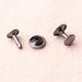 Double Cap Rivets Black Color Cap Rivets 13mm Leater Rivets Hardware ...