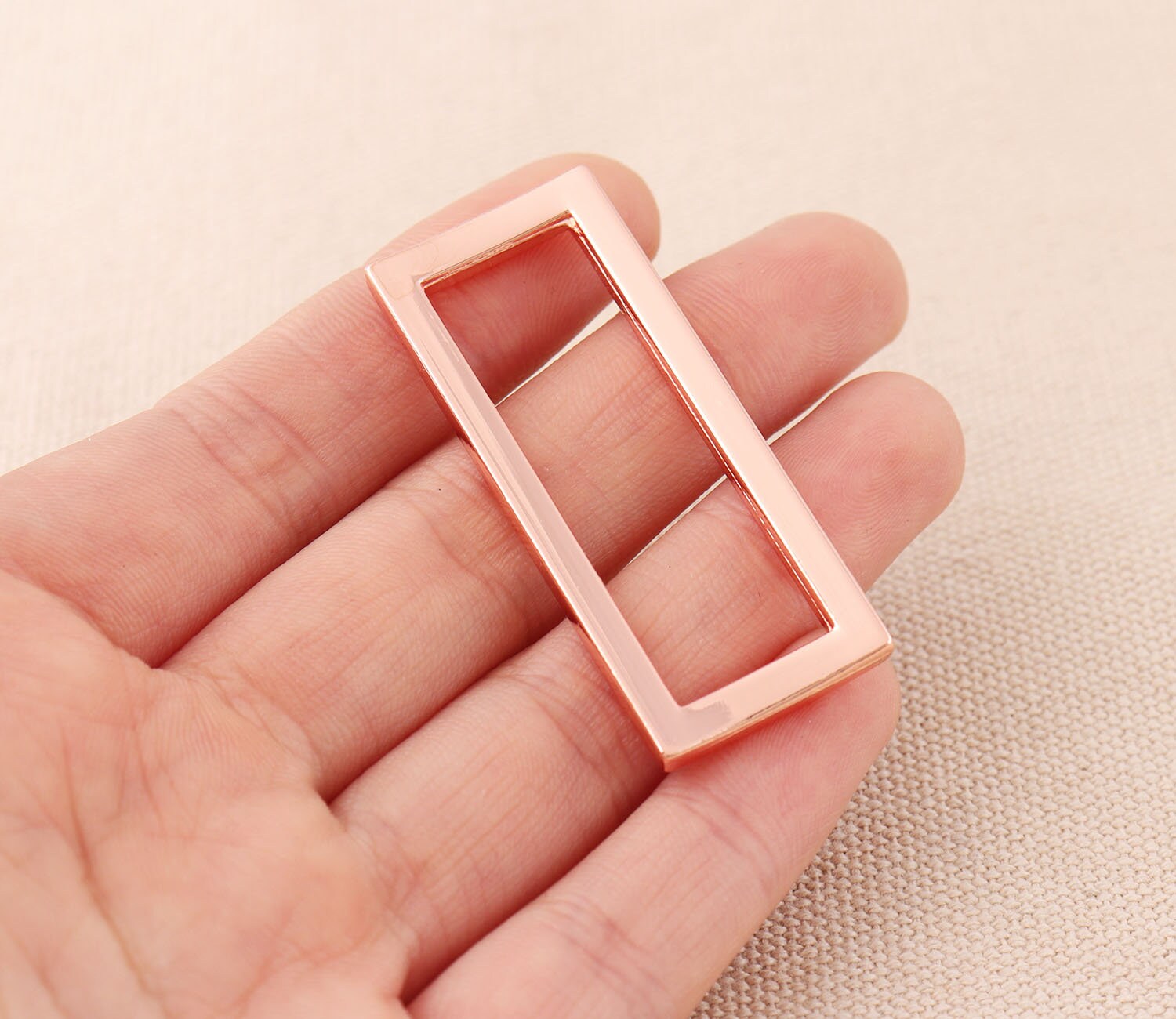10pc Rose Gold Buckles,38mm Rectangle Purse Buckle ,strap Adjuster,belt ...