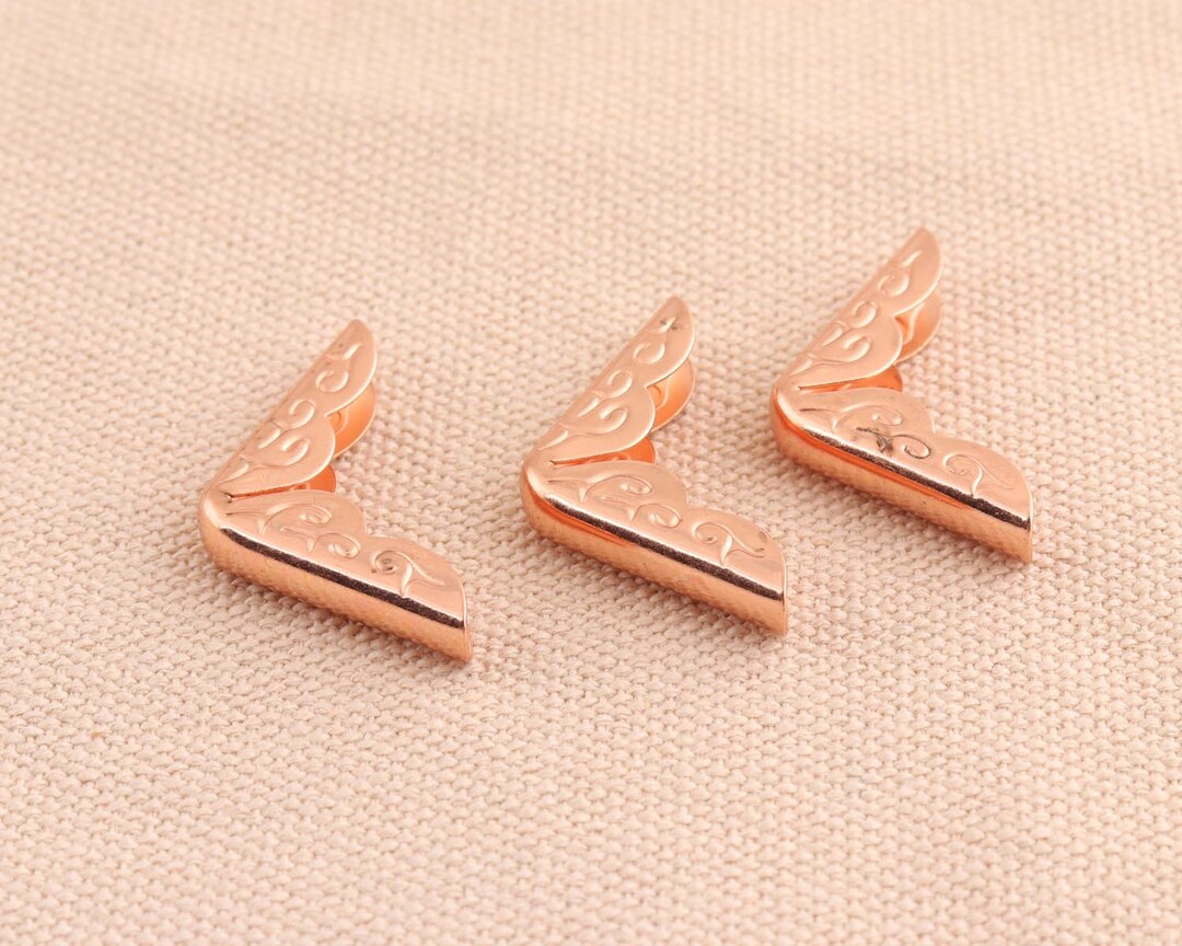 50pcs Rose Gold Corner Protectors 21mm Iron Metal Corners for Book ...