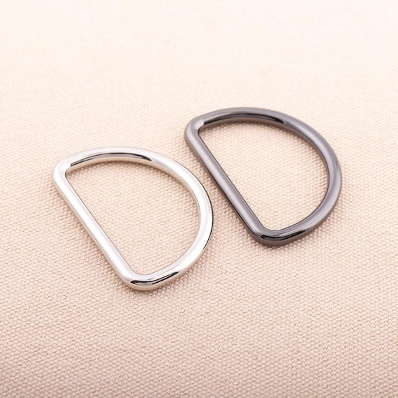 6pcs D-ring Findings Silver Purse Ring Metal Welded 4025mm | Etsy