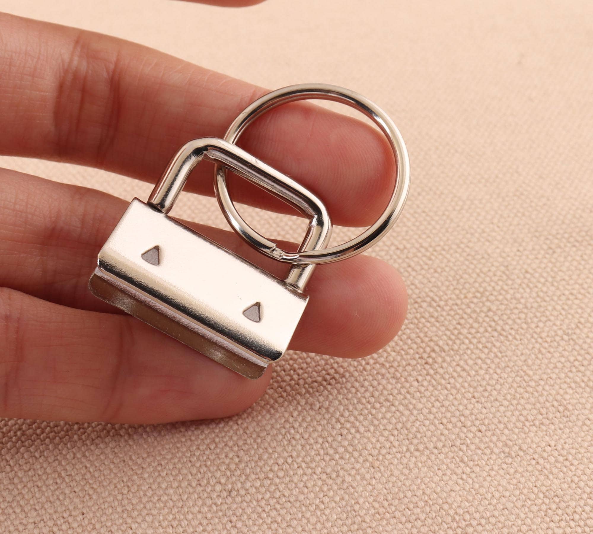 25pcs key fob hardware 1 25mm key fobs with split ring | Etsy