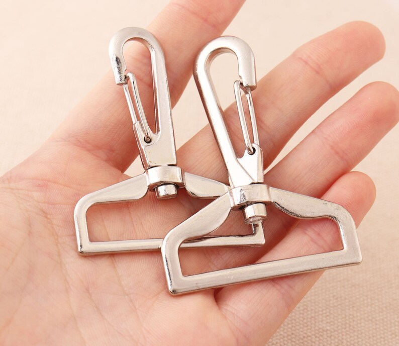 Silver 60mm54mm Trigger Snap Hook Large Metal Silver Swivel - Etsy