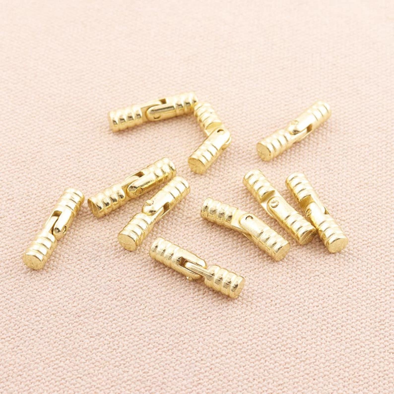 12pcs Small 21mm long Brass Barrel Hinge light gold Dia 5mm | Etsy