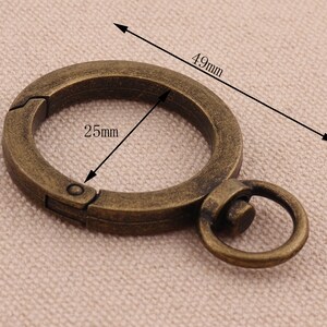 Spring Gate Ring High Quality Spring Ring Push Gate Snap Hook Purse O ...