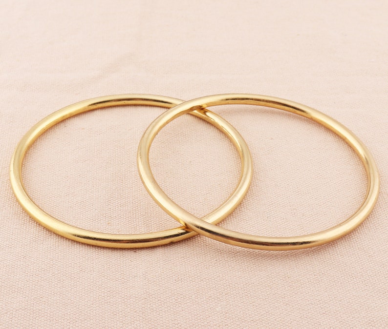 90mm Metal O Rings Bag Handles Large O Buckle Purse Rings Purse Handle ...