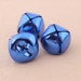 30pcs Large Blue Color Cross Jingle Bells 28mm Charm Bells Make Clear ...