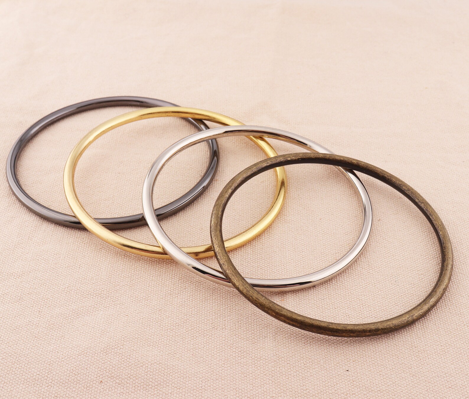 90mm Metal O Rings Bag Handles Large O Buckle Purse Rings - Etsy