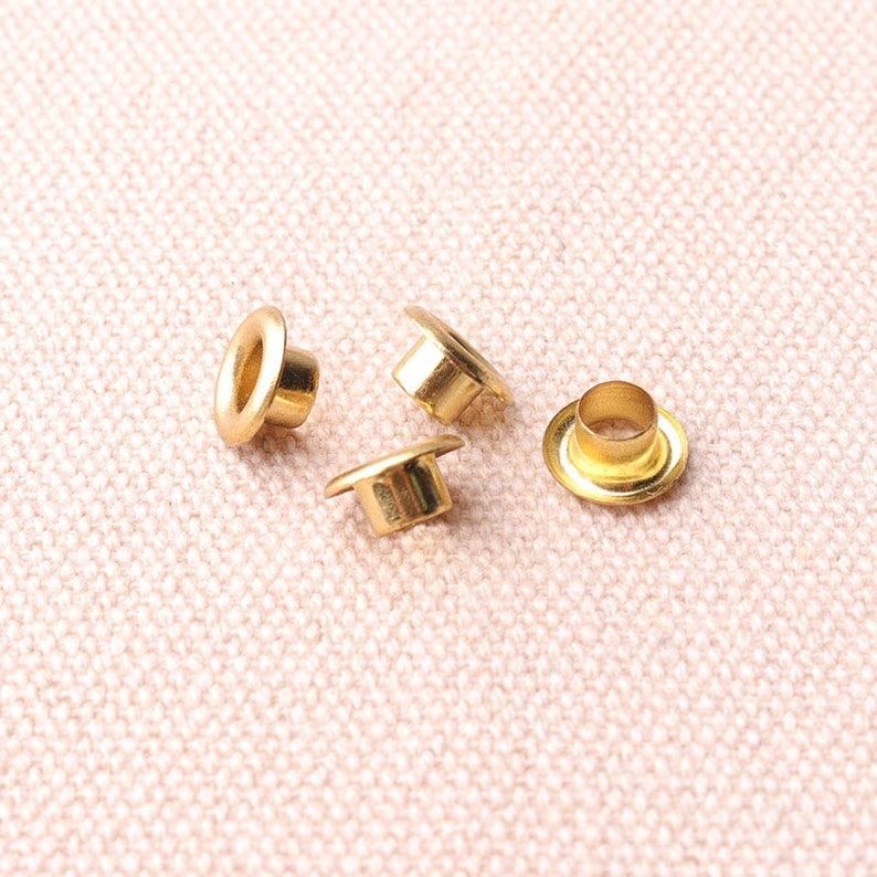 Gold Eyelets Grommets 8mm3.5mm3.5mm Grommet Eyelet for Bead - Etsy