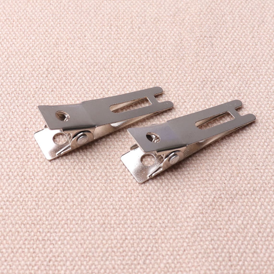 25pcs Double Prong Alligator Clips Silver Alligator Hairbow - Etsy