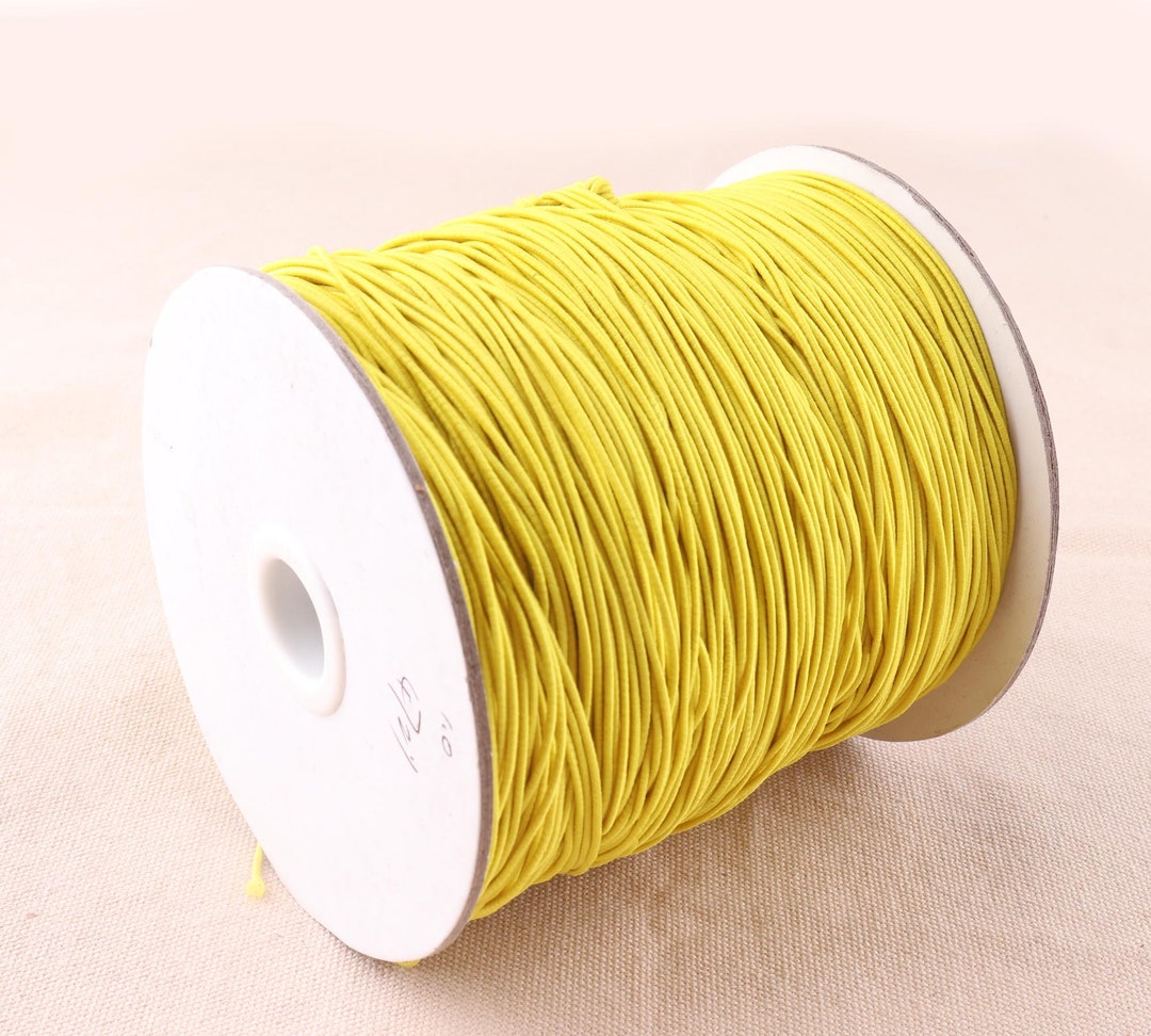 1.0mm Yellow Color Elastic Rope Cord Elastic Drawcord Nylon - Etsy