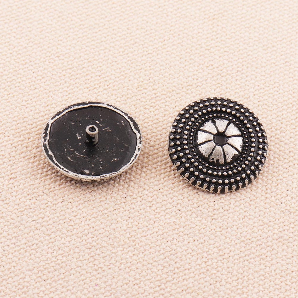 20mm Round Concho Rivets Antique Silver Plated Conchos Studs - Etsy