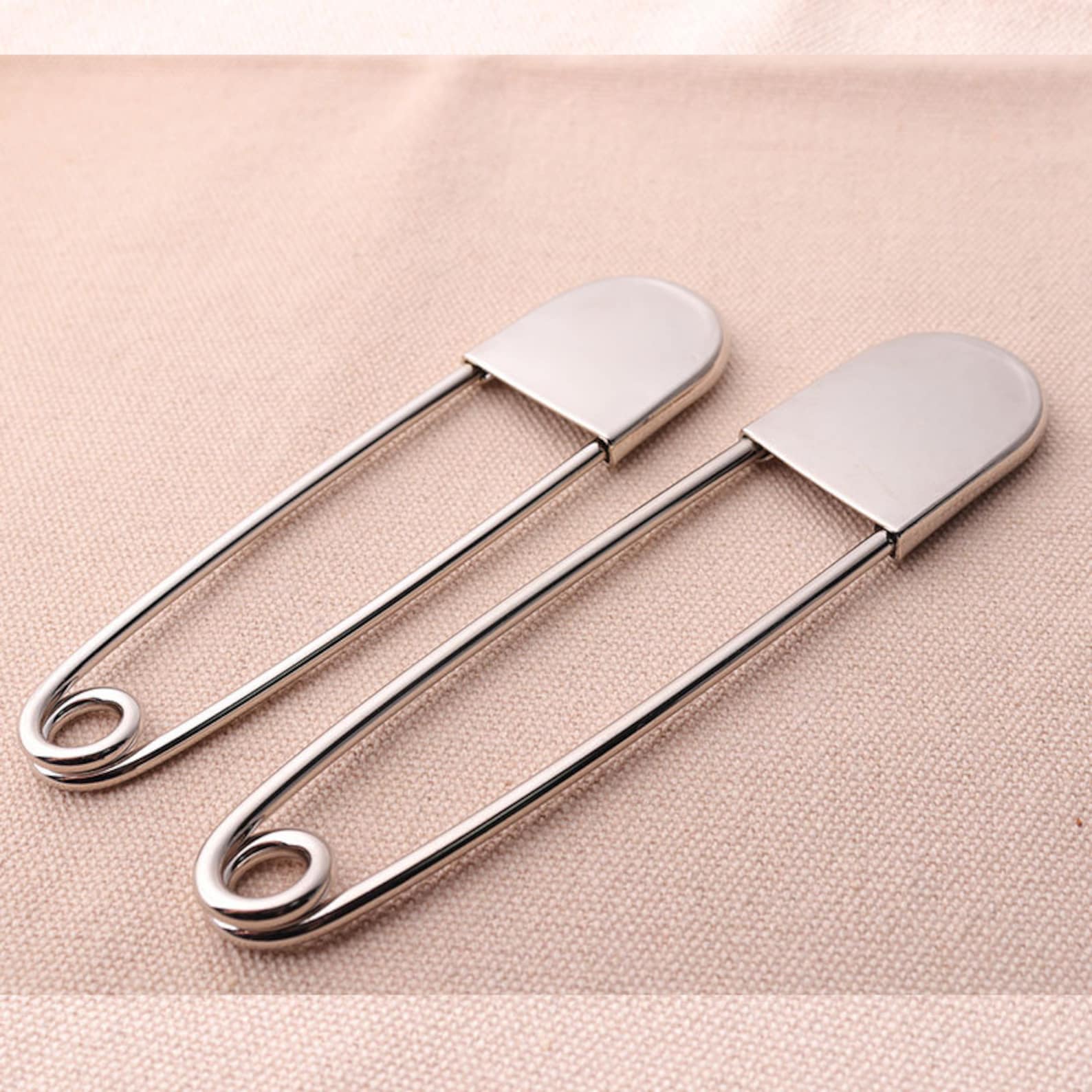 2pcs Blanket Pin Laundry Pins Silver Kilt Pin Large Safety Pin - Etsy
