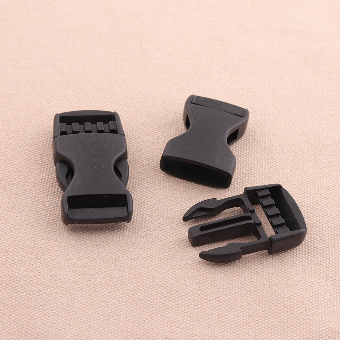 Black Adjuster Side Release Buckle Fits 20mm Webbing Plastic - Etsy