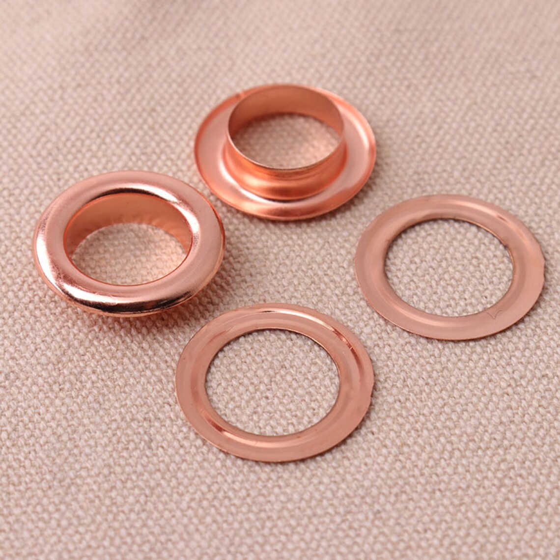 30sets 22146mm Rose Gold Color Eyelet Grommets With Washer - Etsy