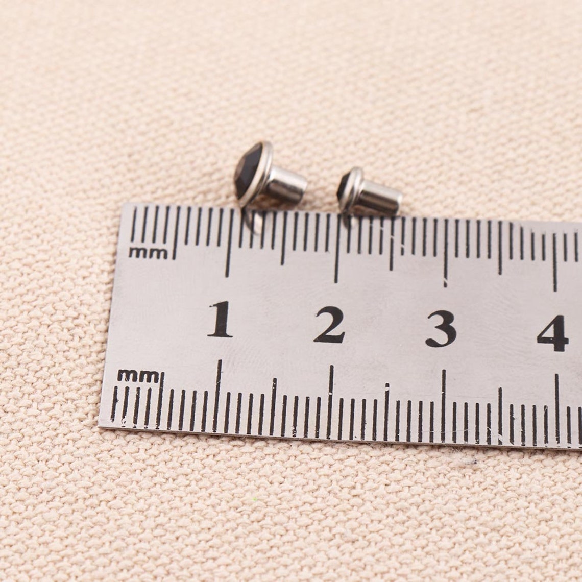 Tiny Rivets for Leather Craft black Studs for Leather Craft | Etsy