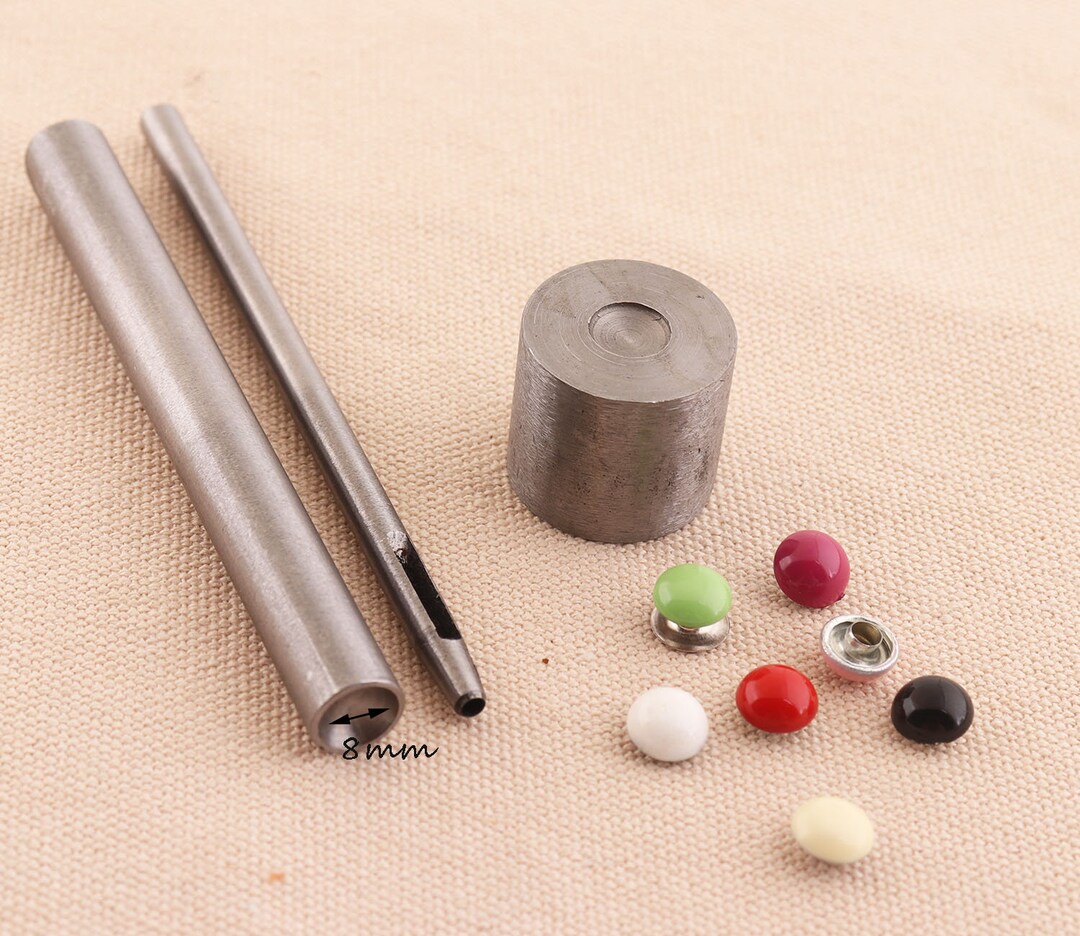 8mm Leathercraft Rivet Round Mix Color Single Cap Rivets and - Etsy