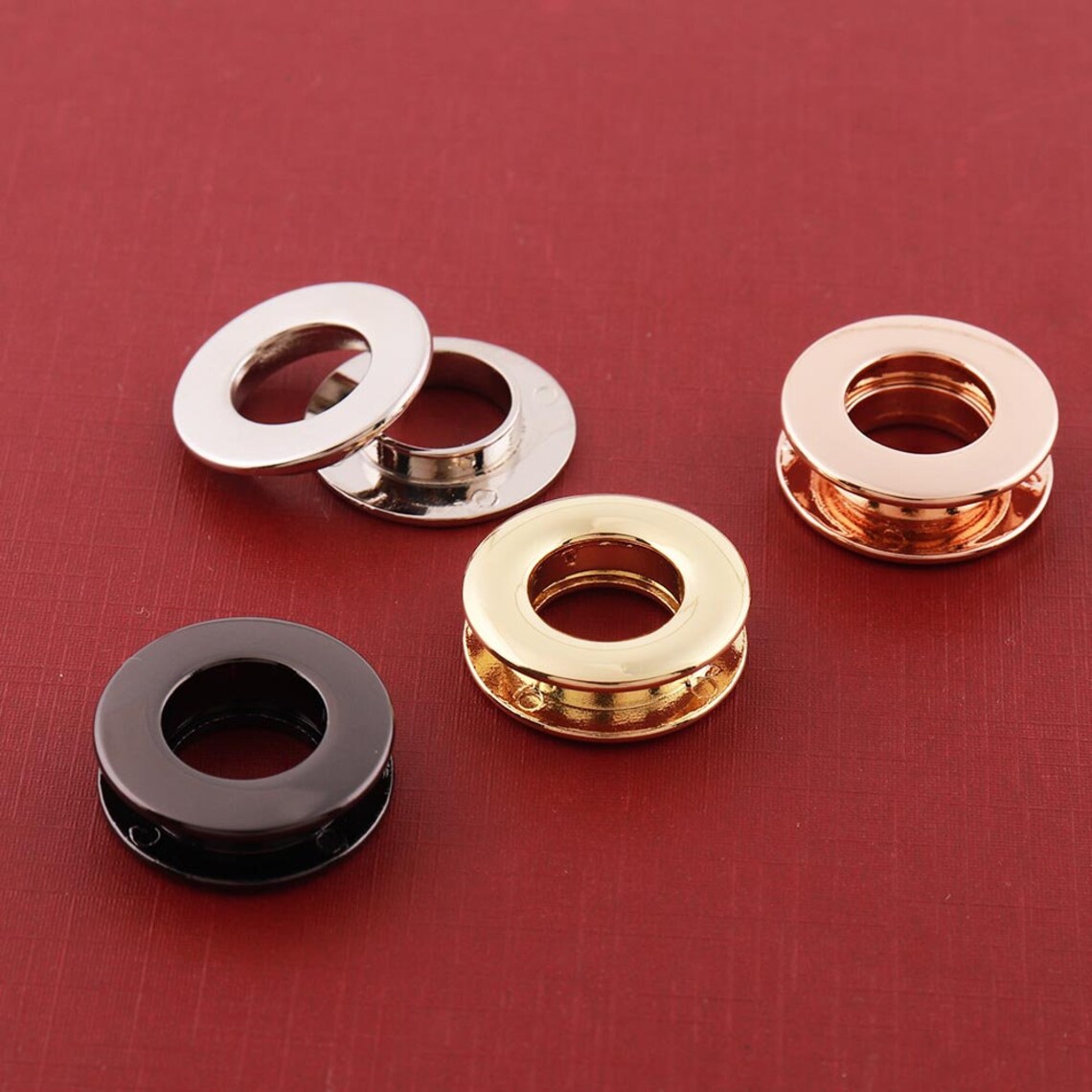 Goldblackrose Goldsilver Alloy Eyelets Metal Eyelet Grommet - Etsy