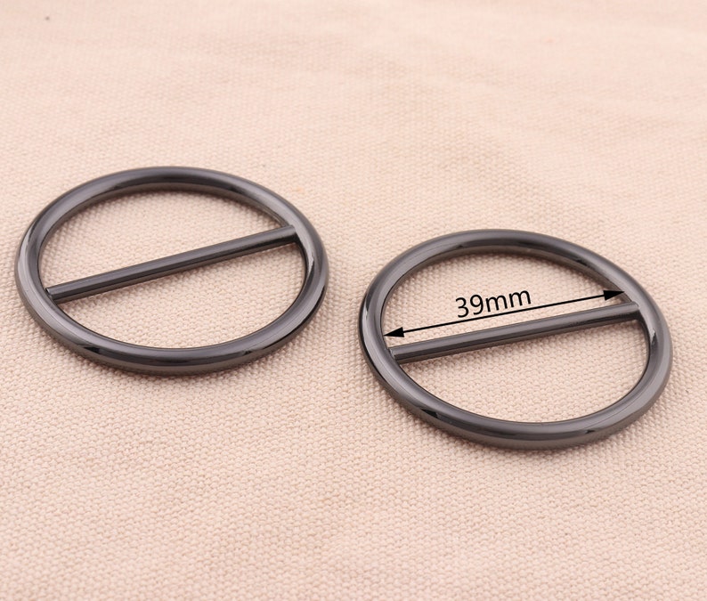 Round Purse Slide Buckles,45 Mm Strap Buckle Metal Belt Buckles Purse ...