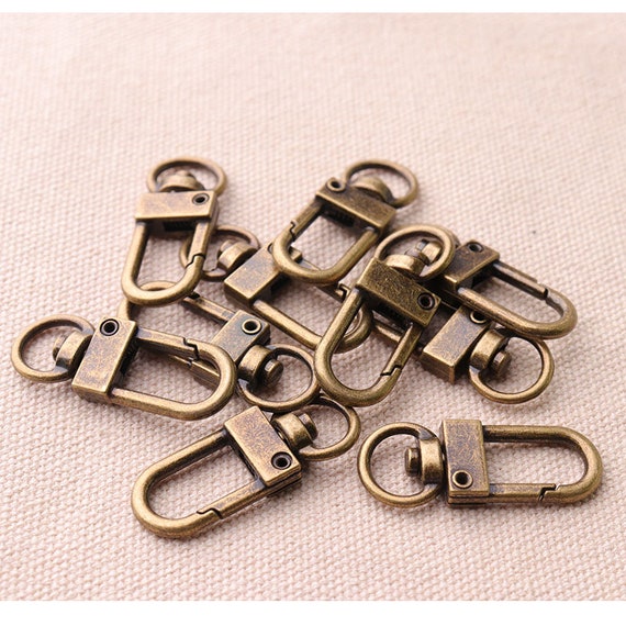 Lobster Clasp Purse Clip with Circle 32mm Bronze Clasp Key | Etsy