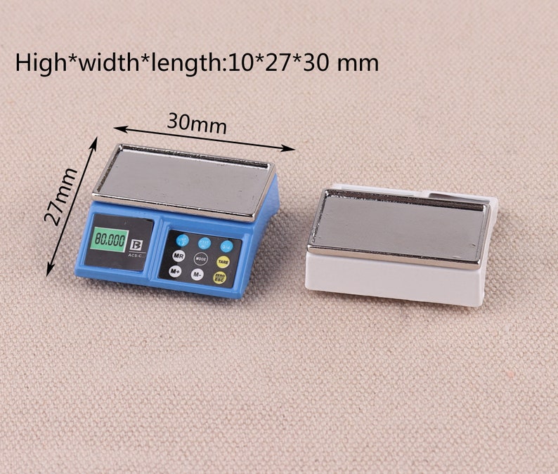 Colorful Miniature Electronic Scale Dollhouse Miniatures - Etsy