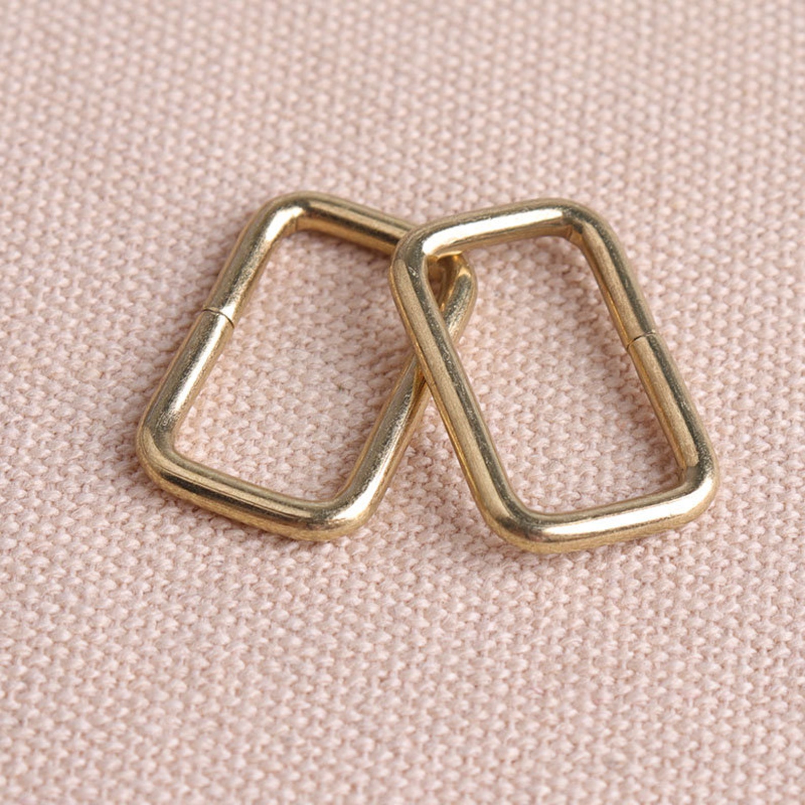 10pcs Rectangle Rings Buckle Hook Gold 20*10mm(inner Size) for Bags ...
