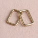 10pcs Rectangle Rings Buckle Hook Gold 2010mminner Size for - Etsy