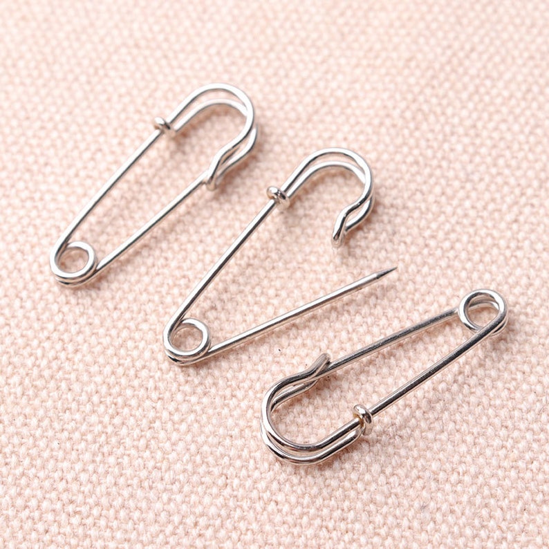 30pcs Safety Pins 27mm Small Earring Pins Brooch Pins Kilt - Etsy