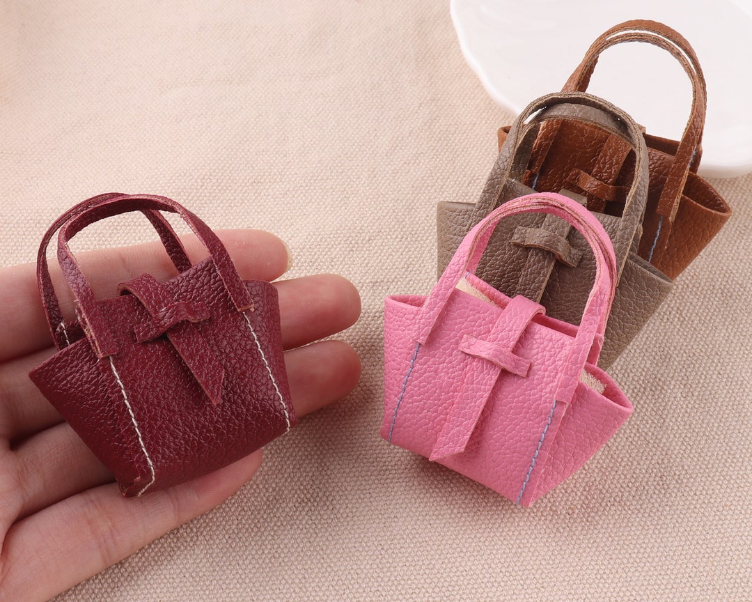 Dollhouse Miniature Tote Bag Handbagmini Doll Accessories - Etsy