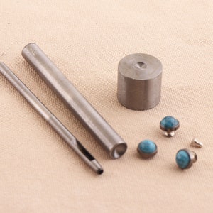 50pc Round Blue Single Cap Rivets 10mm Leathercraft Rivet and - Etsy