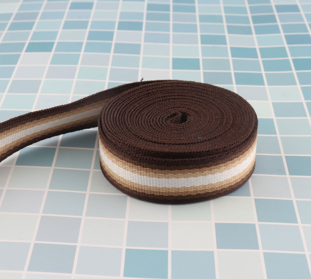 Nylon Stripe Soft Webbing 1''(25mm) Soft Ribbon Bag Purse Straps Totes ...