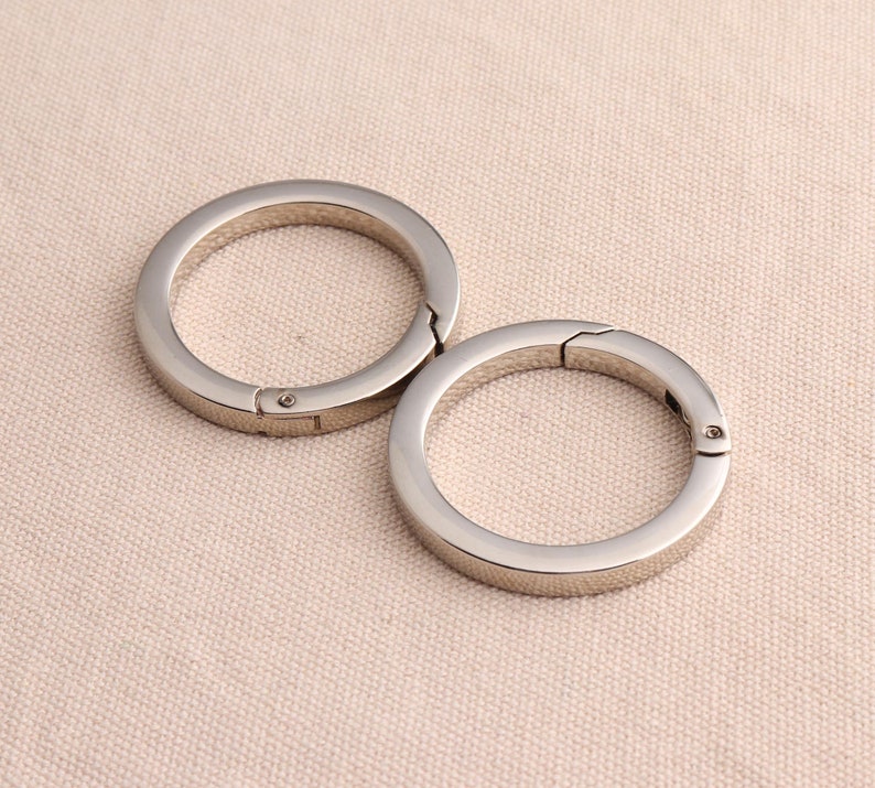 Spring Gate Ring Metal O Ring Spring Ring Clasp Openable - Etsy