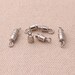 20pcs Silver Metal Barrel Screw Clasp 16mm With Loops Necklace - Etsy