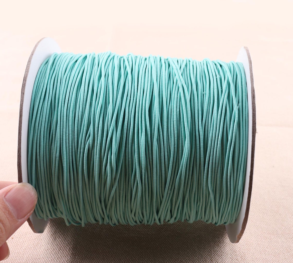 1.0mm Light Blue Color Elastic Beads Cordstretch Elastic - Etsy
